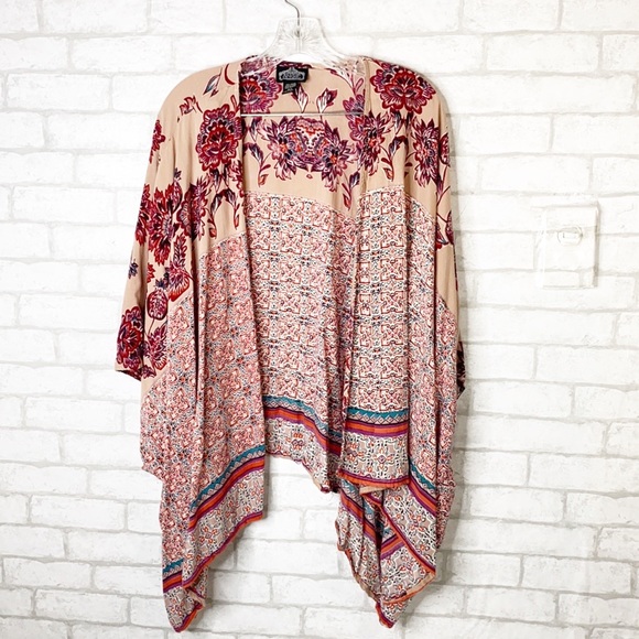 Angie | Sweaters | Angie Multicolor Open Light Weight Cardigan Ml ...